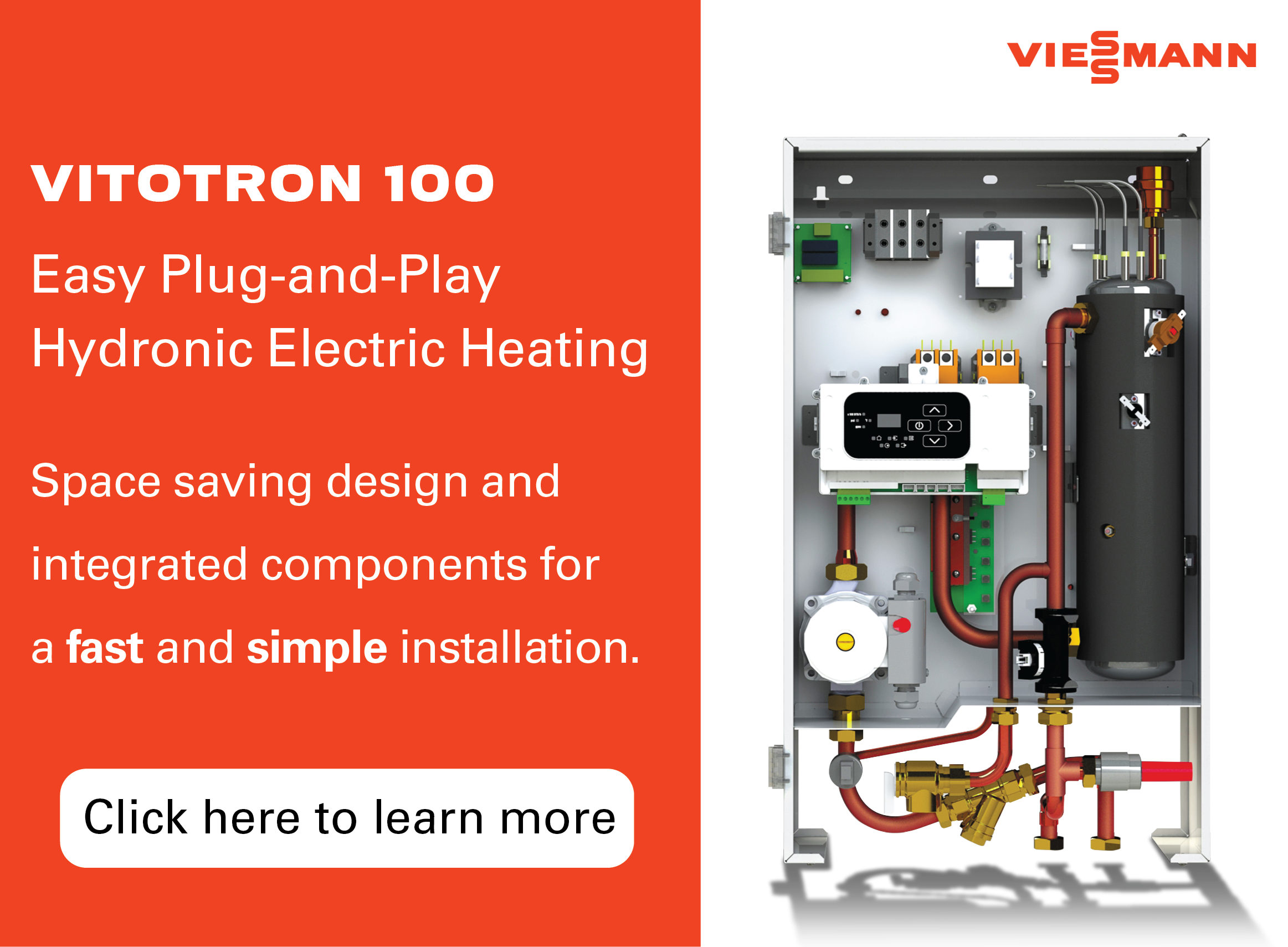 Viessmann: Vitotron 100 – Plug and Play Electric Heating